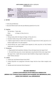 LKPD IPA KELAS VII SEMESTER 1 - virapatrisia2 | PDF Online | AnyFlip