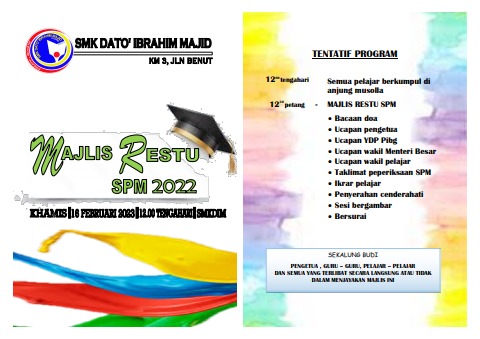 BUKU PROGRAM MAJLIS RESTU 2022 - hasbulaz Flip PDF | AnyFlip