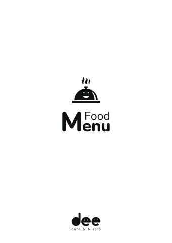 Dee Cafe Menu Design Food