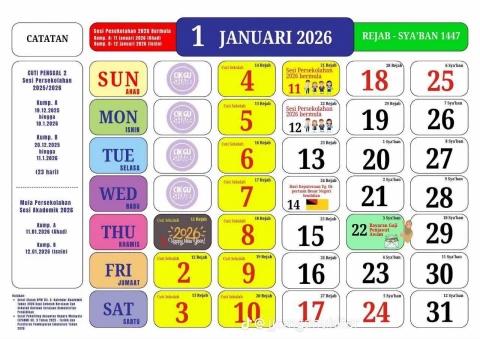Kalender 2026