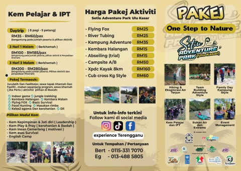 Pakej Setiu Adventure Park (Ulu Kasar) - faidza Flip PDF | AnyFlip