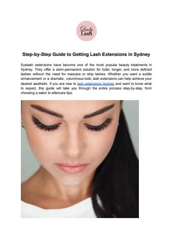 Lash Extensions Sydney | Premium Lash Extensions – Lady Lash
