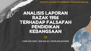 ANALISIS LAPORAN RAZAK 1956 TERHADAP FALSAFAH PENDIDIKAN KEBANGSAAN - aqilahazam03 Flip PDF ...