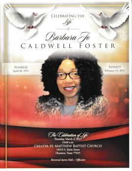 Celebrating The Life of Barbara Foster - South Early Flip PDF | AnyFlip
