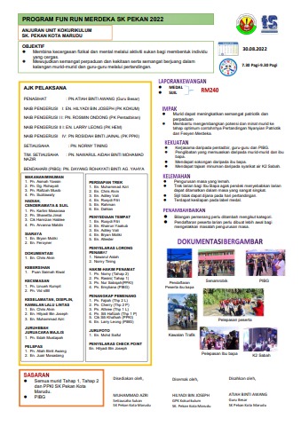 OPR FUN RUN MERDEKA SKPKM 2022