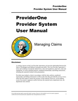 ProviderOne Provider System User Manual - Guset User Flip PDF | AnyFlip