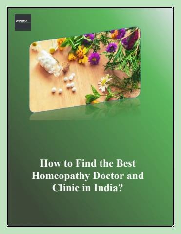 How to Find the Best Homeopathy Doctor and Clinic in India