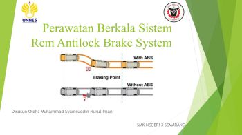 Perawatan Berkala Sistem Rem Antilock Brake System ...