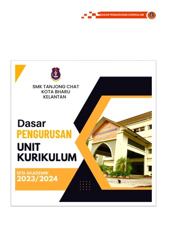 3 - Dasar Pengurusan Kurikulum 2023_2024 - noorlaili harun Flip PDF | AnyFlip