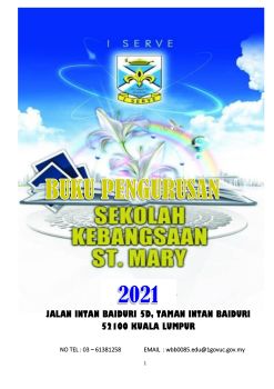 BUKU PENGURUSAN SK ST.MARY 2021 - uyacaldina | Membalik PDF Dalam talian | AnyFlip