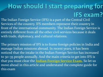 PPT Eligibility Criteria For Indian Foreign Service Exam, 40% OFF