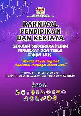 BUKU PROGRAM KARNIVAL PENDIDIKAN DAN KERJAYA SBP ZON TIMUR TAHUN 2024 - wansyamimiwanradzi Flip ...