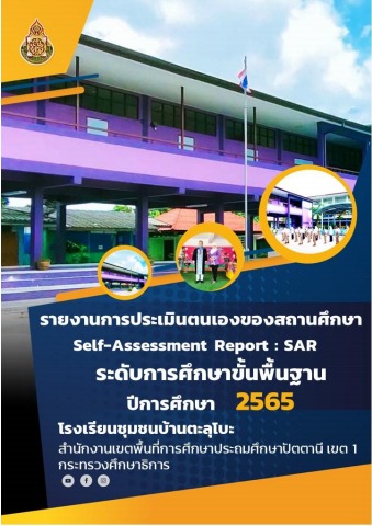 SARปีการศึกษา 2565ขั้นพื้นฐาน - โรงเรียนชุมชนบ้านตะลุโบ๊ะ 11 Flip PDF | AnyFlip