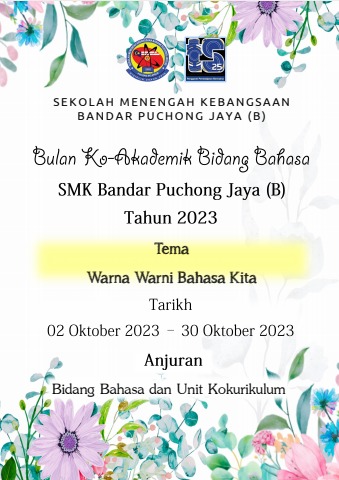 BROSUR BULAN KO-AKADEMIK BIDANG BAHASA