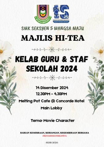 Tentatif Majlis Hi-Tea KGSS 2024 - amandayin16 Flip PDF | AnyFlip