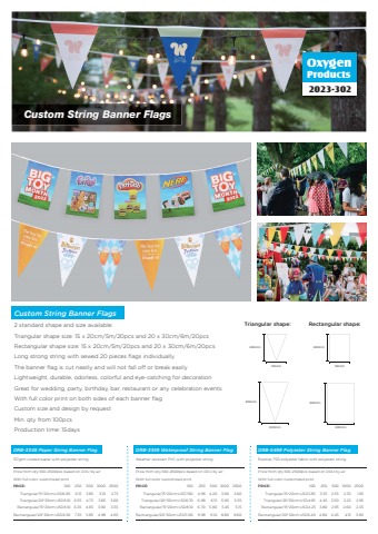 Vimpel rekke - Sunshine Promotions Flip PDF | AnyFlip