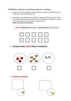 Brojevi do 5, Uspoređivanje brojeva do 5-ponavljanje - valentinazalac ...
