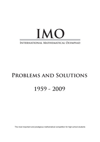 imo-problem-solution-1959-2009 - fauzankoeswoyo3 Flip PDF | AnyFlip