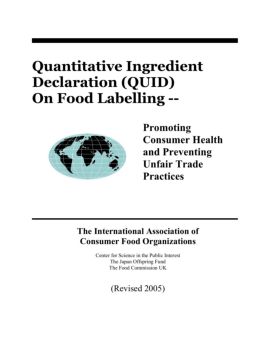 Quantitative Ingredient Declaration (QUID) On Food ... - Guset User ...