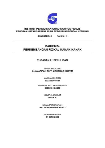 ALYA AFIFAH BINTI MOHAMAD KHATIM