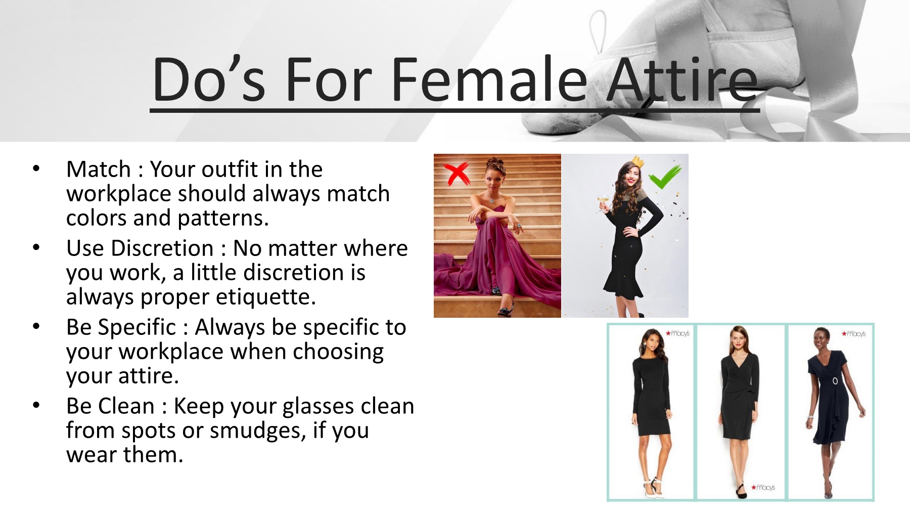 Workplace Dress Do S And Don Ts Johnston's New School Dress Code Is