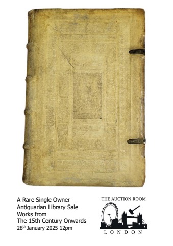 A Rare Single Owner Antiquarian Library Sale Works from The 15th ...