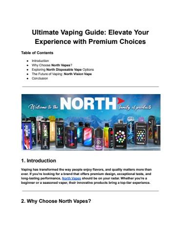 Ultimate Vaping Guide_ Elevate Your Experience with Premium Choices