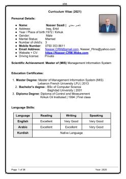 01-Nasser-CV-2021-English - nasser.crm Flip PDF | AnyFlip