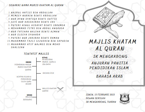 Buku Program Majlis Khatam Al Quran - iluvmsy Flip PDF | AnyFlip