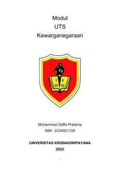 Modul uts kewarganegaraan - daffaaaprtama Flip PDF | AnyFlip