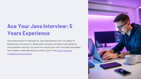 Java interview questions and Answers for 5 years experience by Scholarhat - snehapal1422006 Flip ...