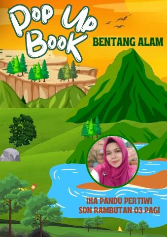 Pop Up Book Bentang Alam