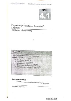 PROGRAMMING CONCEPT AND CONSTRUCTS(C LANGUAGE) - jollyboon5 Flip PDF ...