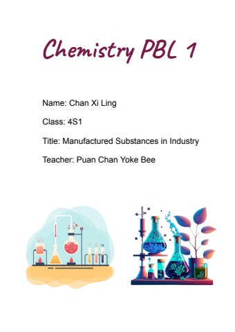 Chemistry PBL 1 (Chan Xi Ling 4S1)