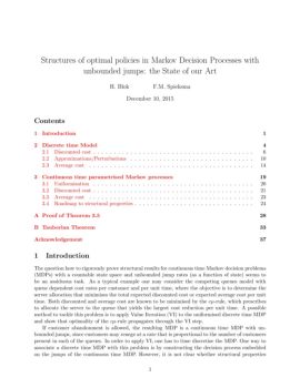 Structures of optimal policies in Markov Decision ... - Guset User Flip ...