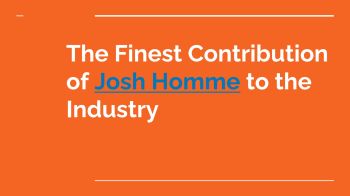 The Finest Contribution of Josh Homme to the Industry - joshhommesinger ...
