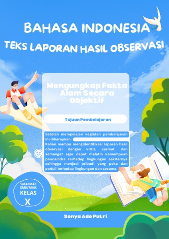Teks Laporan Hasil Observasi - SONYA ADE PUTRI Flip PDF | AnyFlip