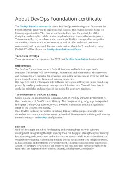 DevOps Foundation certificate - pratiksha.d Flip PDF | AnyFlip