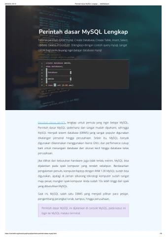Perintah dasar MySQL Lengkap — detikNetwork - MOKHAMAD HARIES EKO ...