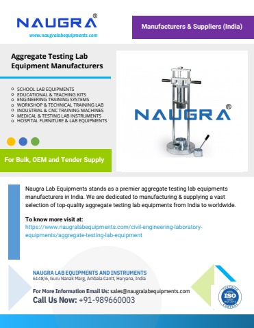 Aggregate Testing Lab Equipments Manufacturers - Naugra Lab Equipments ...