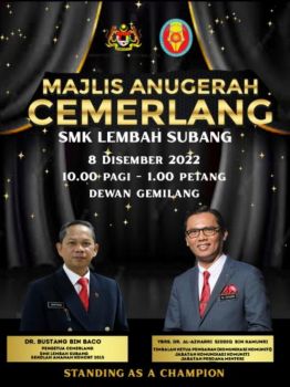 Buku Program Majlis Anugerah Cemerlang SMK Lembah Subang 2022 ...