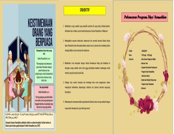 Buku Program Majlis Pelancaran Ihya' Ramadan Sekolah Kebangsaan Datuk ...