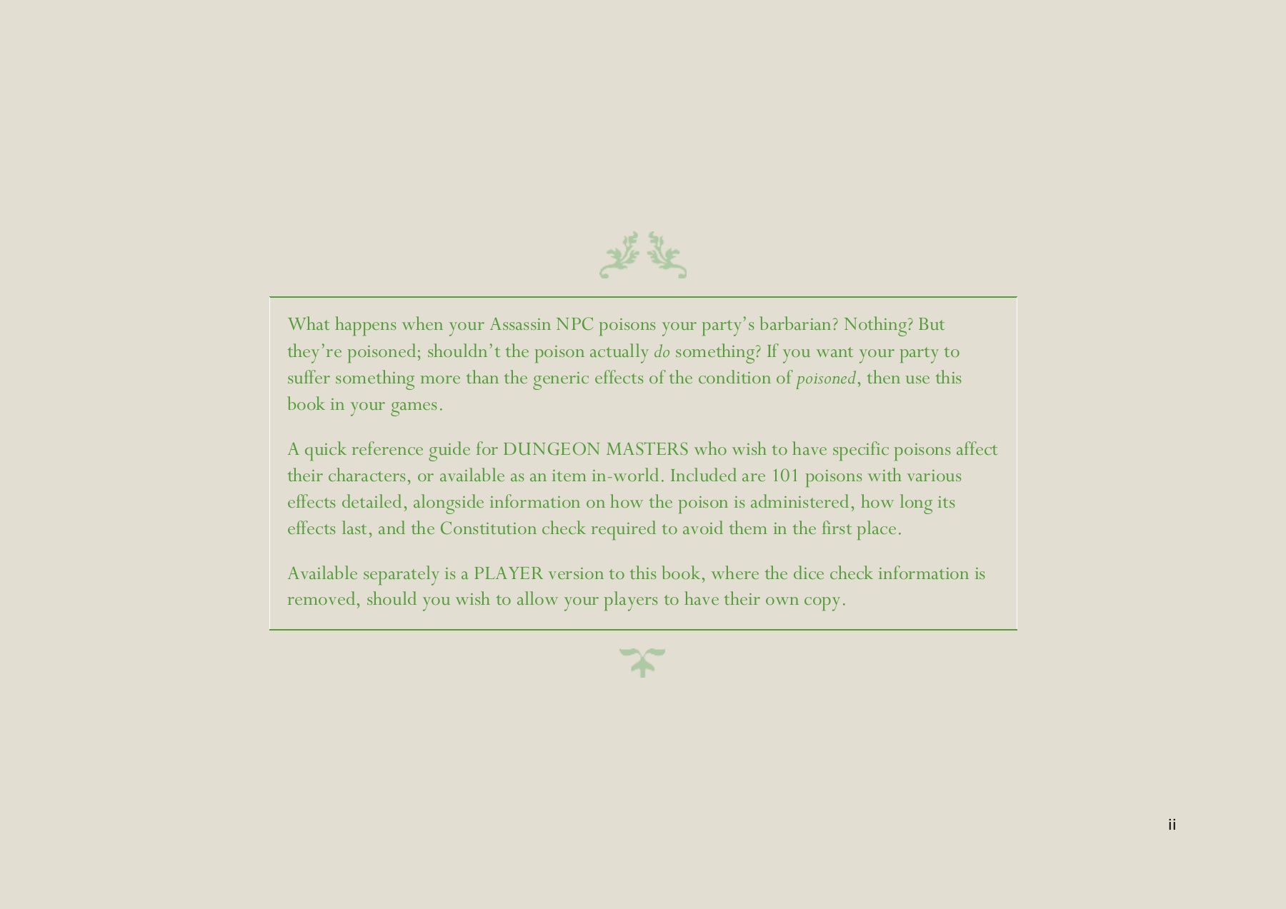 Poisoned 5e Poison Master Artificer Subclass | Patreon