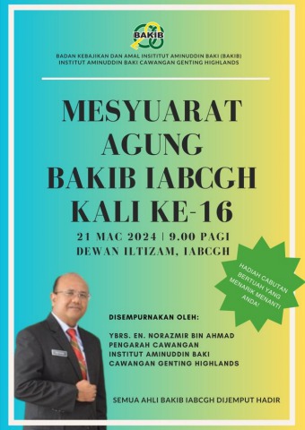 Buku Mesyuarat Agung BAKIB IABCGH 2024 - Nitce Isa Flip PDF | AnyFlip