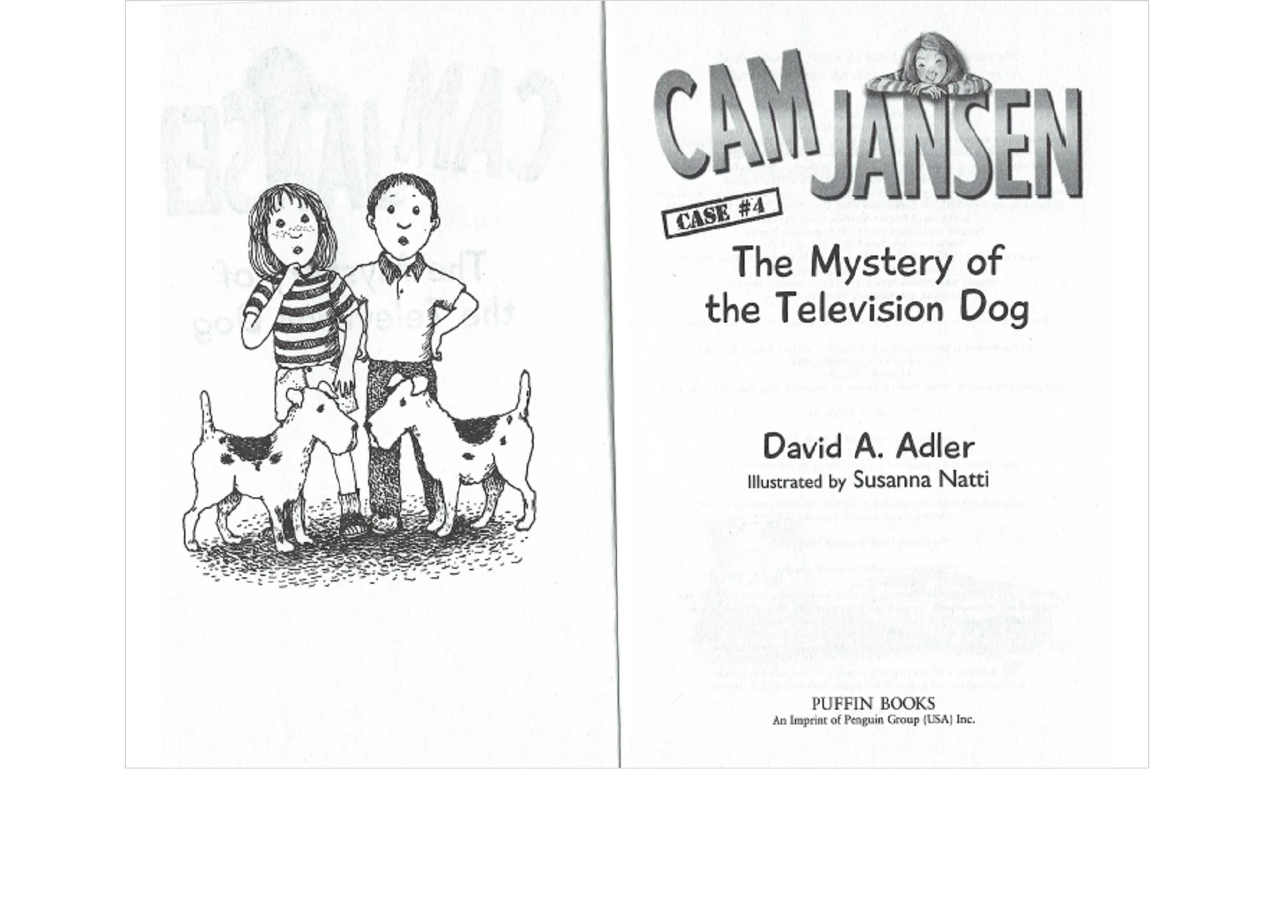 Cam Jansen_ The Mystery of the Television Dog