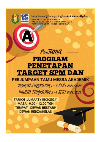 Buku Program Penetapan Target SPM Perjumpaan Tamu Mesra Akademik ...
