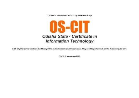 OS-CIT-IT-Awareness-2023-Day-wise-Break-up-English