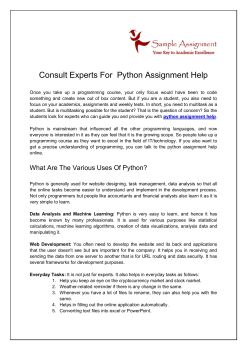 Consult Experts For Python Assignment Help - adelehansley53 Flip PDF ...