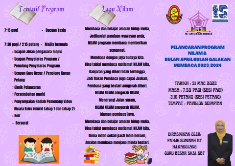 BUKU PROGRAM PELANCARAN NILAM 2023 - ctasbah Flip PDF | AnyFlip
