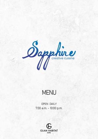 Sapphire Menu